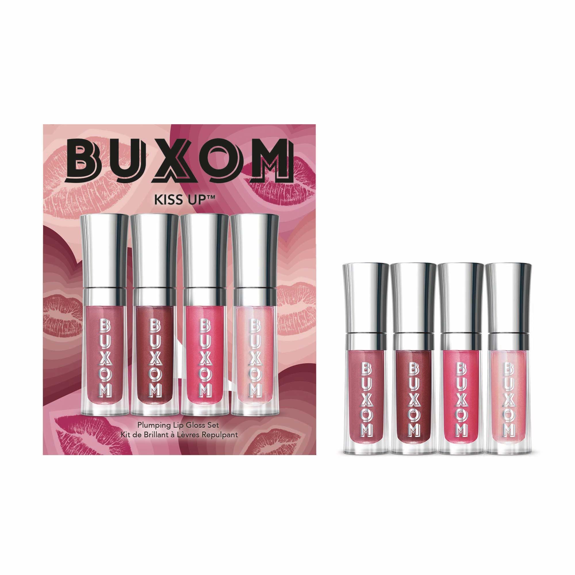 Buxom Kiss Up Mini Full On Plumping Lip Gloss Set, in Four Kissable Shades, Limited Edition