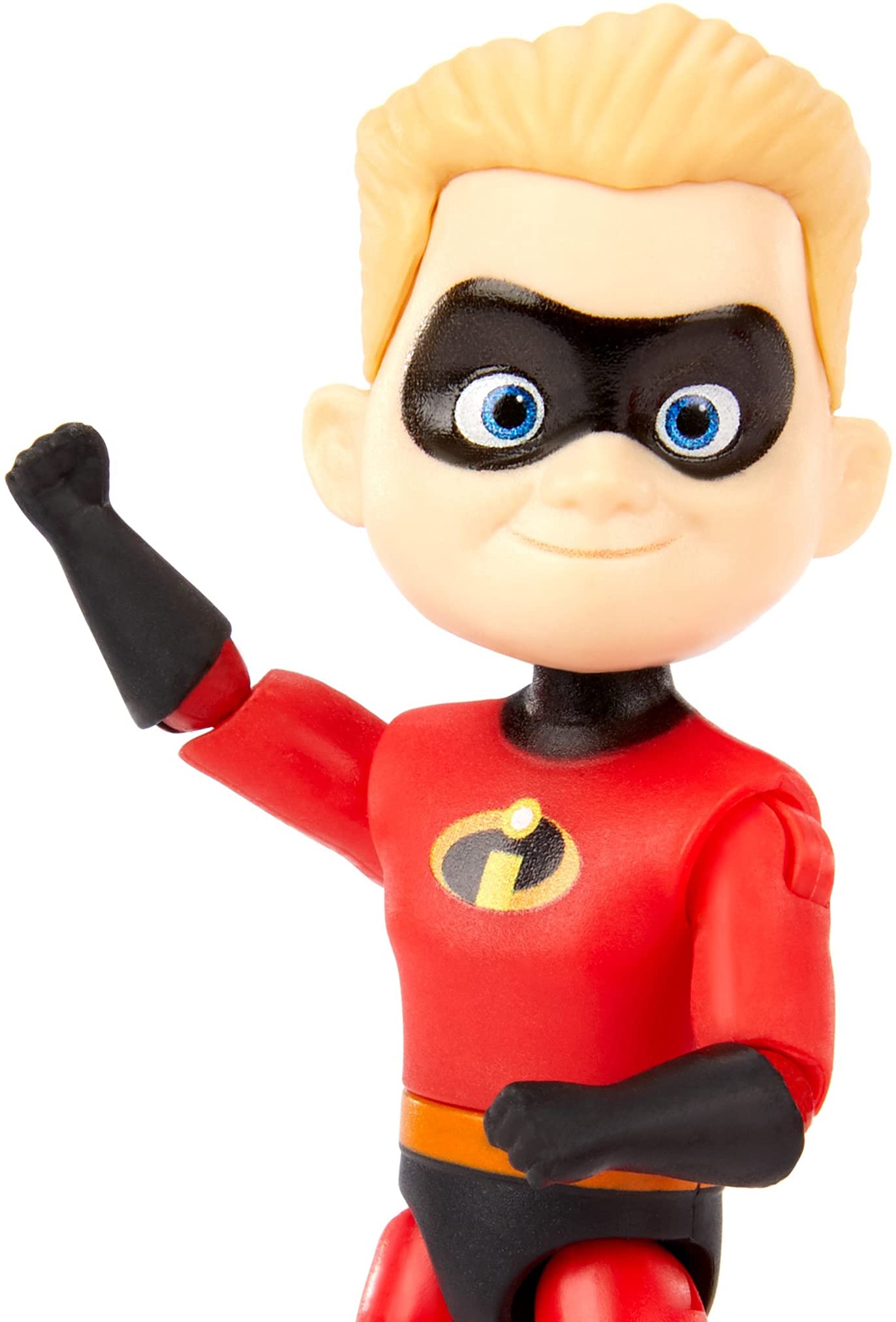 Mattel Disney Pixar The Incredibles Dash Action Figure 3.5-in with 2 Jack-Jack Figures 2.2-in and 2.4-in, Movie Character Toys Highly Posable with Authentic Design, Kids Gift for Ages 3 Years Old & Up