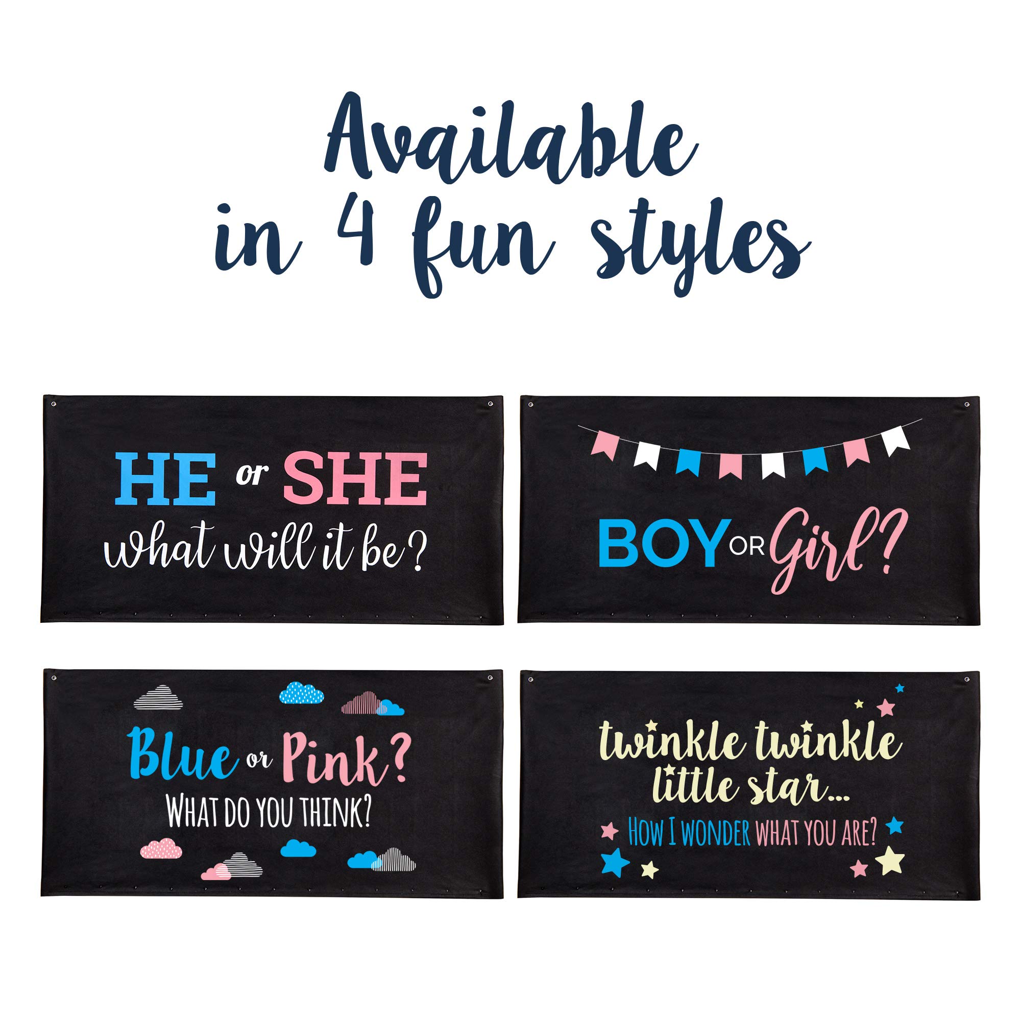 Gender Reveal Balloon Drop Bag | Twinkle, Twinkle Little Star