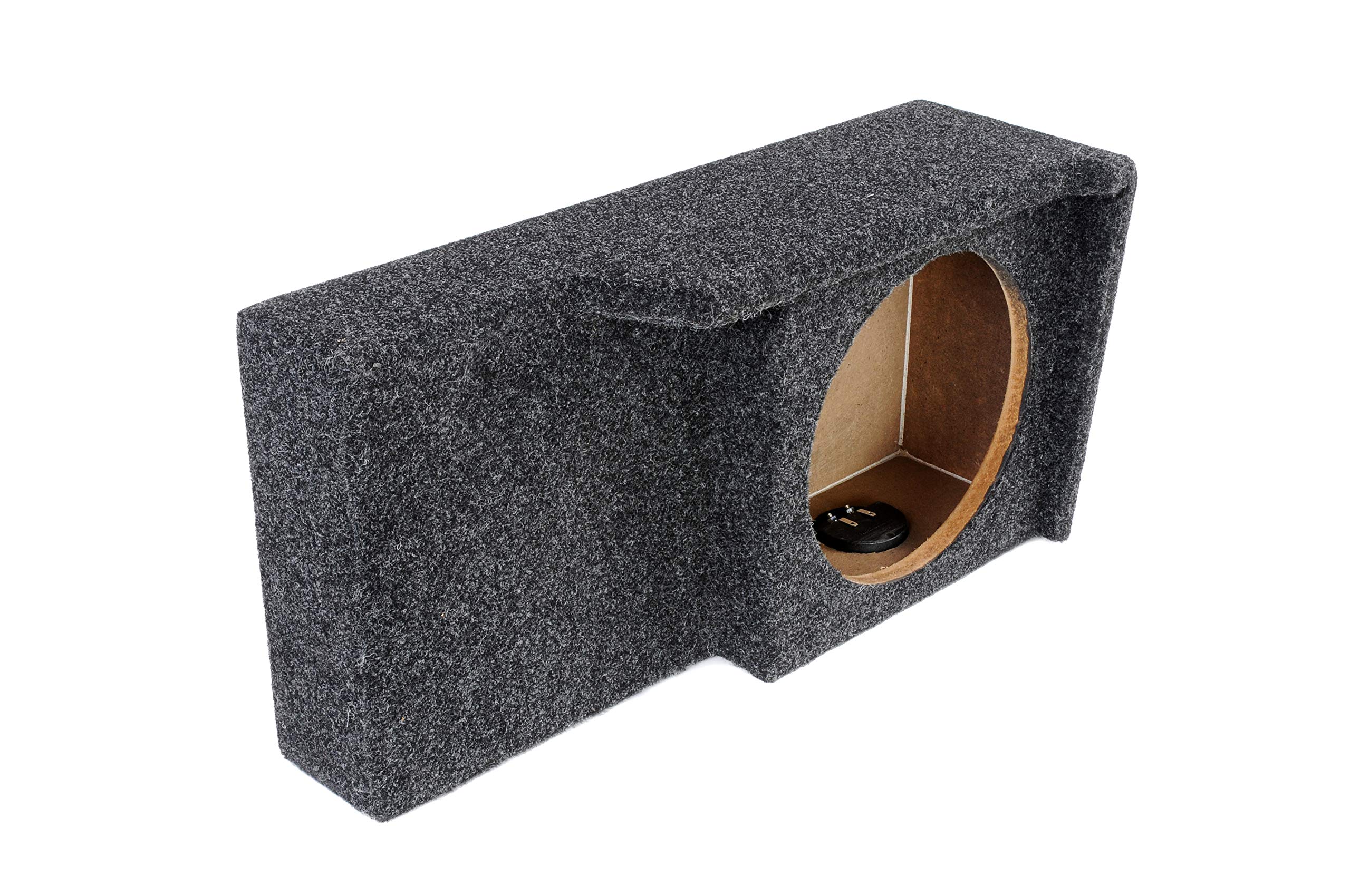 Bbox Single Sealed 10 Inch Subwoofer Enclosure - Accu-Tuned Sealed Subwoofer Boxes & Enclosures - Subwoofer Box Improves Audio Quality, Sound & Bass - Fits 2004 - 2008 Ford F150 Super Crew / Super Cab