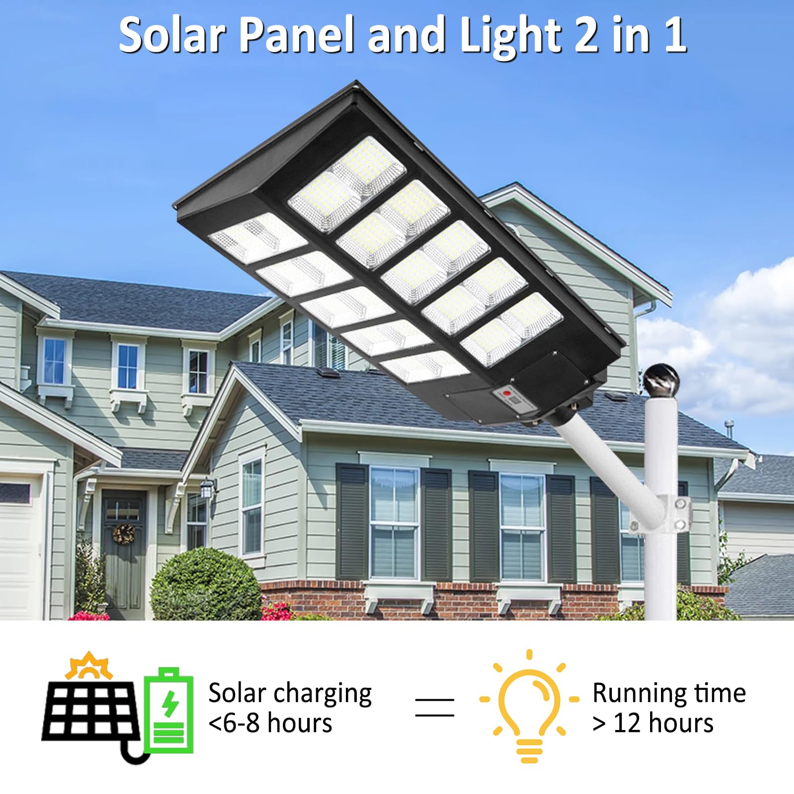 dark rescue 300W LED Parking Lot Light 36000LM 5001K Adjustable Slide Mount Security Light, Black