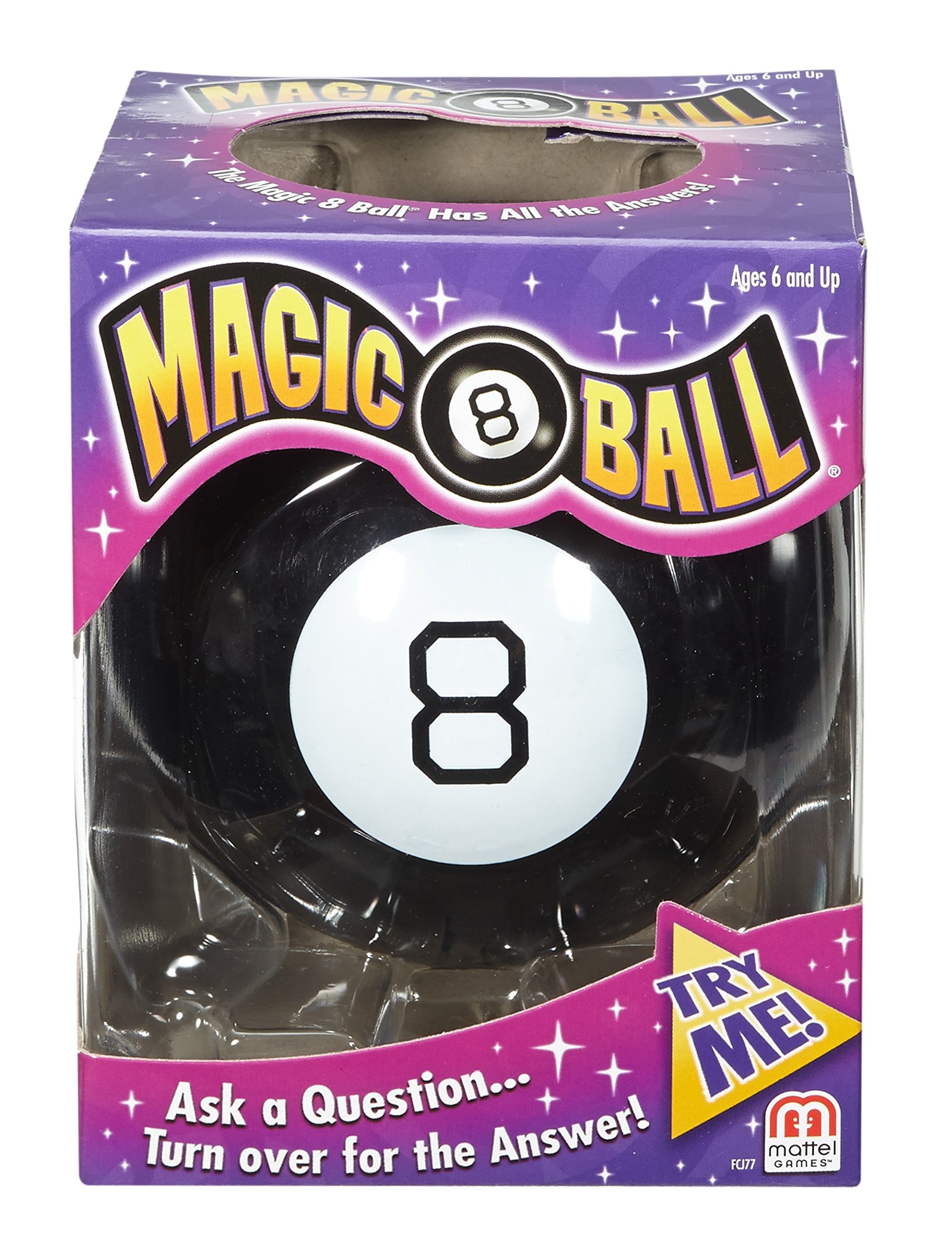 Mattel Games Magic 8 Ball Kids Toy, Novelty Fortune Teller, Ask A Question & Turn Over for Answer
