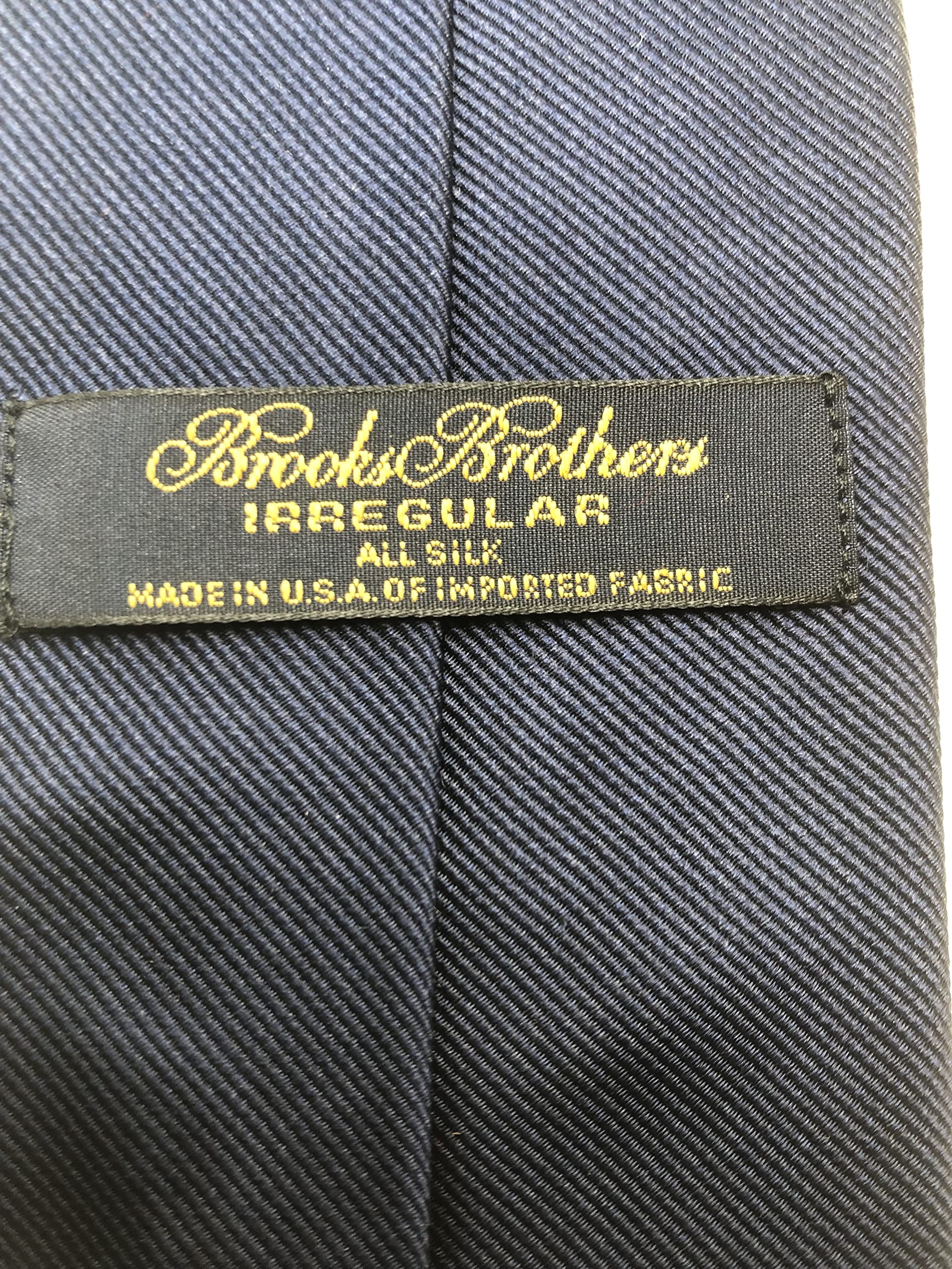 Brooks Brothers Irregular Solid Navy Tie