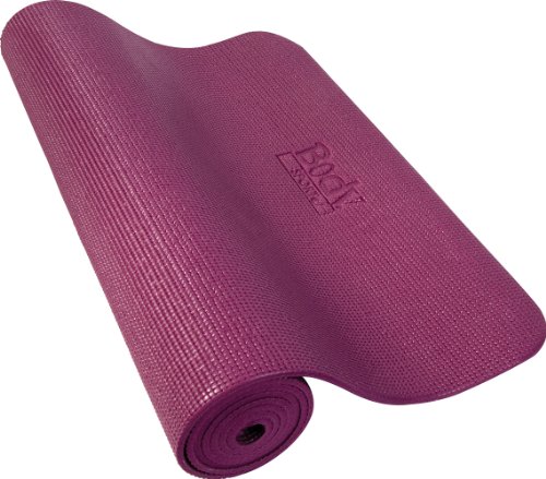 Body Sport Yoga and Fitness Mat, 1/4-Inch, Purple