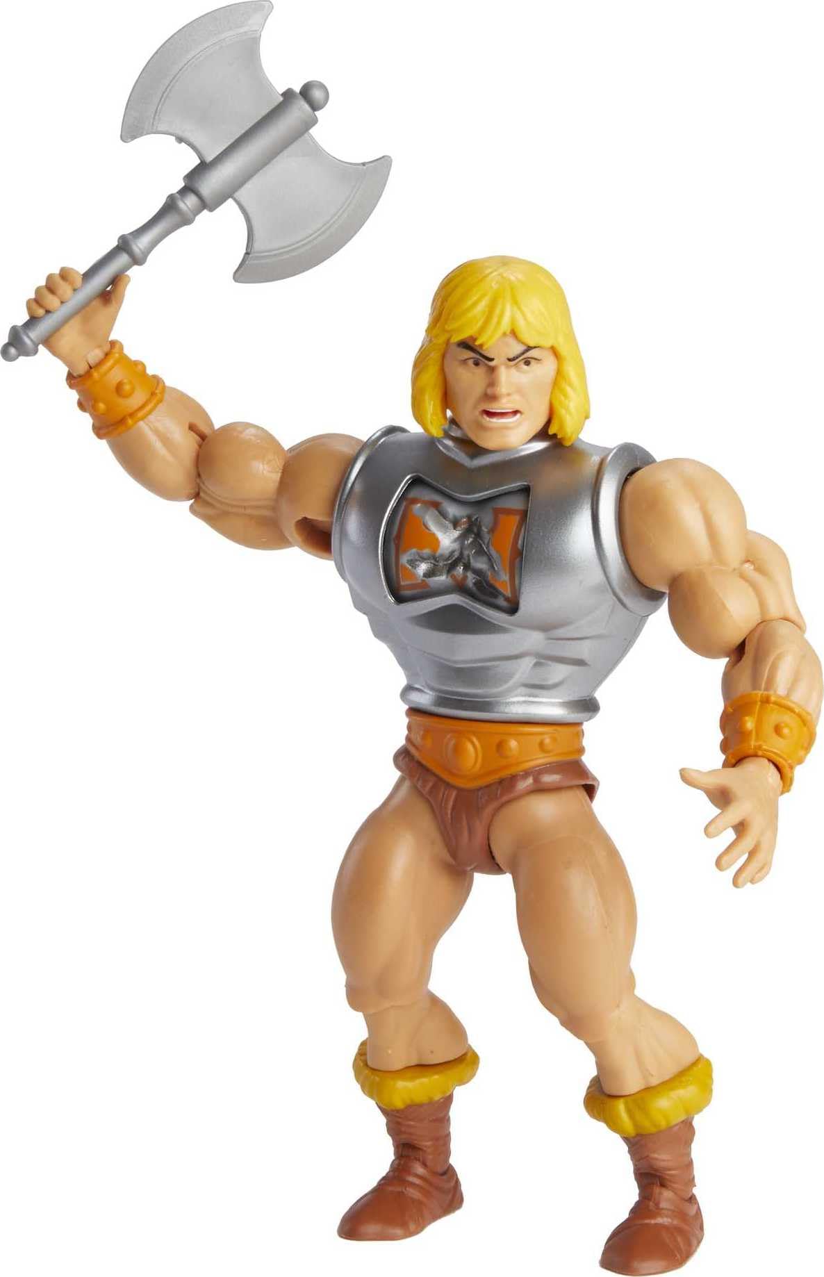 Mattel Masters of the Universe Origins Action Figure & Accessories Set, Battle Armor He-Man 5.5-inch Collectible Toy with Mini-Comic