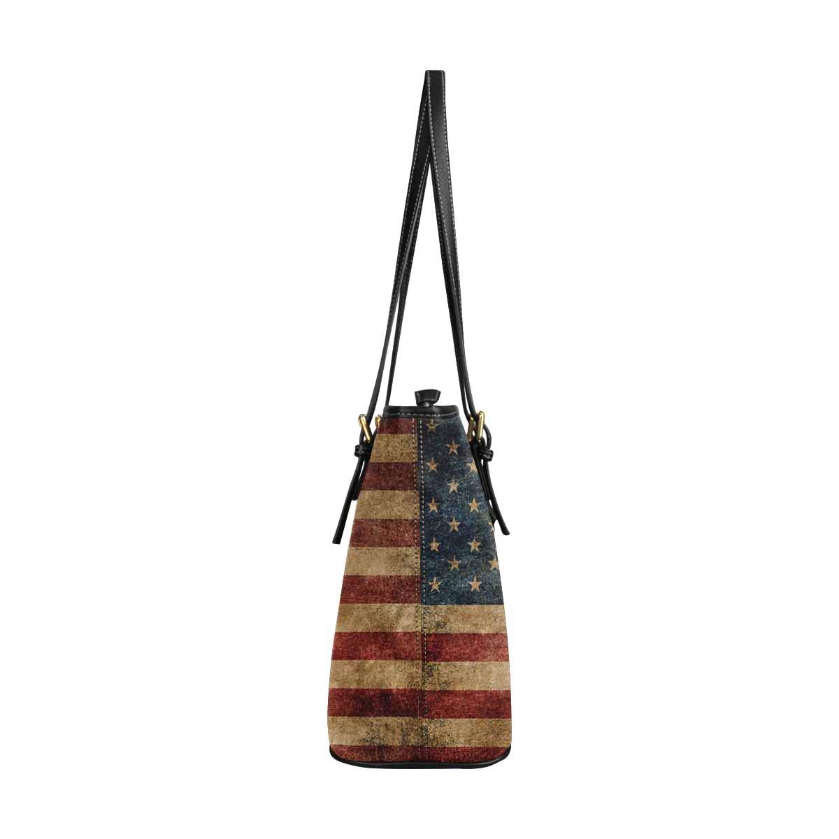 InterestPrint Top Handle Satchel HandBags Shoulder Bags Tote Bags Purse American Flag Background
