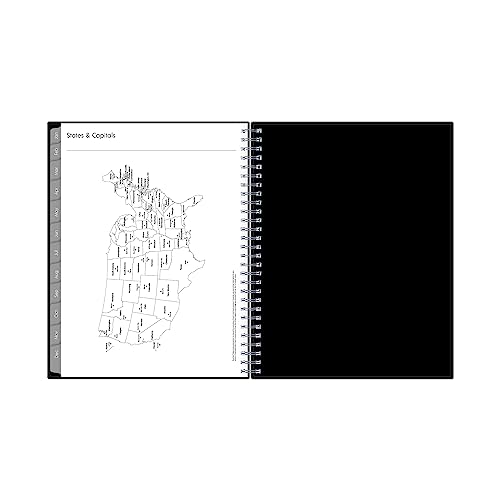 Blue Sky 2024 Weekly and Monthly Planner, January - December, 8โ x 10.875โ, Flexible Cover, Wirebound, Dainian (142998-24)