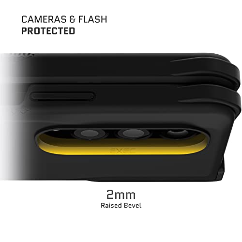 Ghostek EXEC Wallet Case for Galaxy Z Fold 4 - Magnetic Credit Card Holder, Hinge Protection, Wireless Charging, 7.6" Screen (Black)