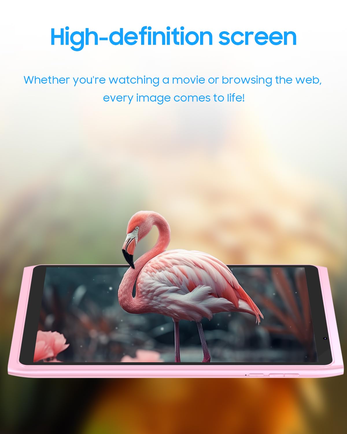 Bnegynng Tablet 8 Inch Android 12 Tablets, 2GB RAM 32GB ROM 512GB Expand, WiFi6, Quad-Core Processor, Dual Camera, IPS HD Touch Screen, Long Battery Life Tablet PC
