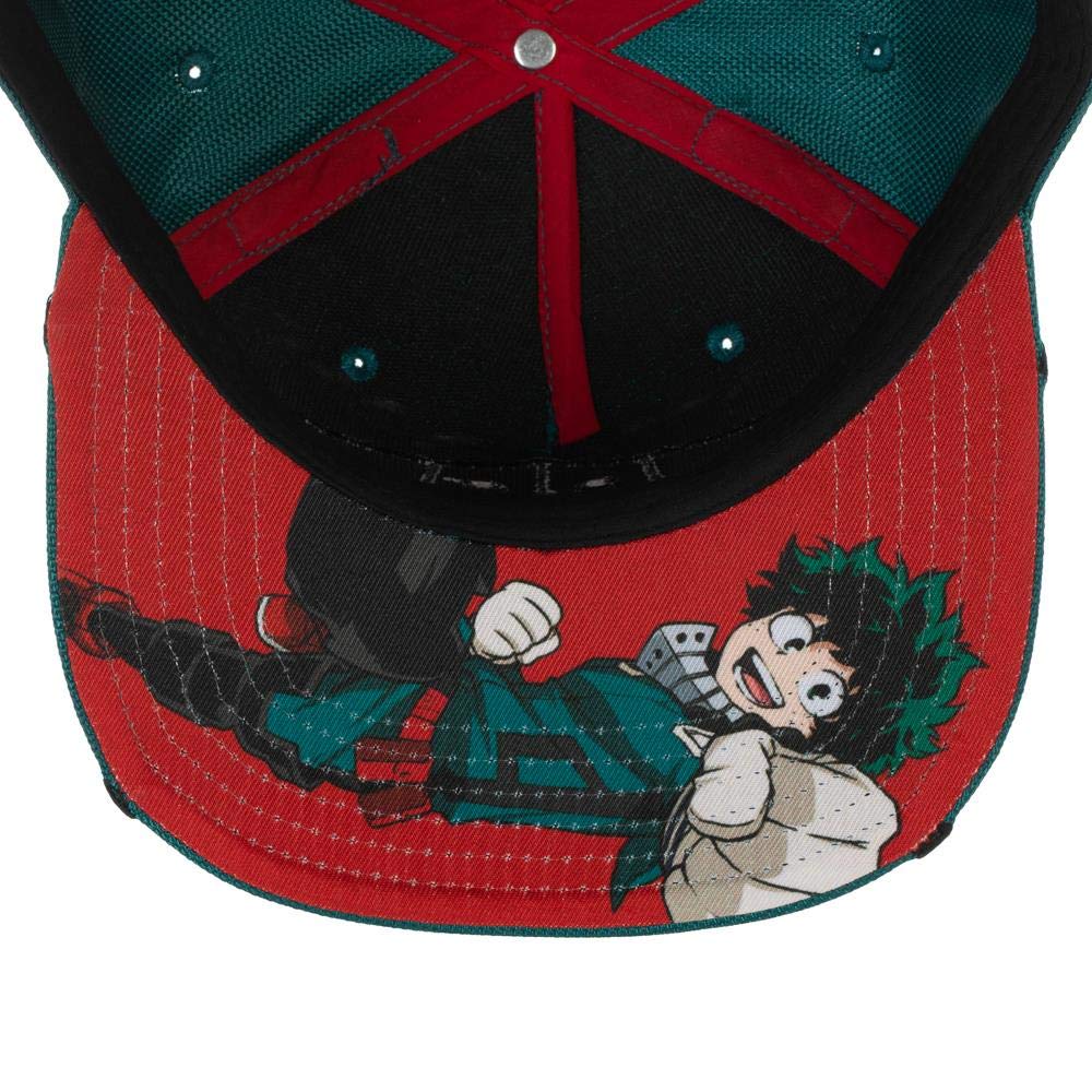 Bioworld My Hero Academia Deku Suit up Adjustable Snapback Hat