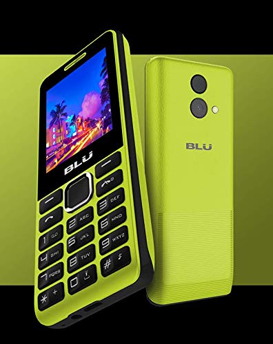 BLU Tank II T193 Unlocked GSM Dual-SIM Cell Phone w/Camera and 1900 mAh Big Battery - Unlocked Cell Phones - Retail Packaging (Lime)