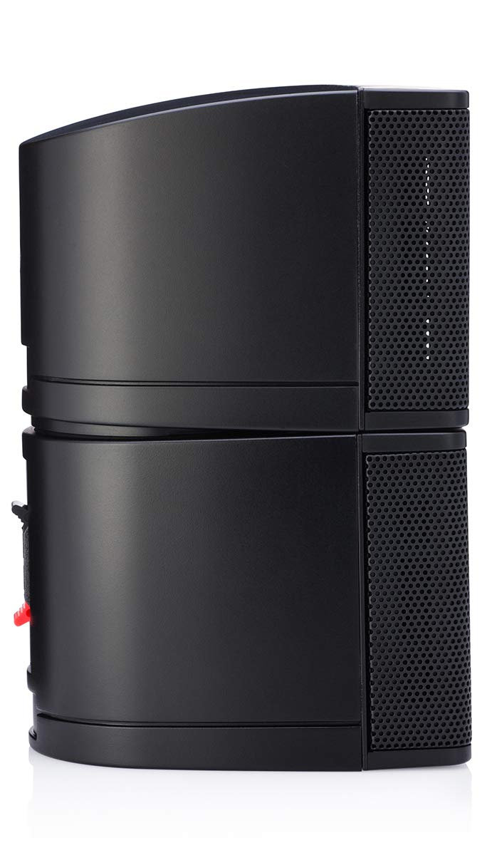 Pure Resonance Audio MC2.5B Dual 2.5β Swiveling Surround Sound Mini Cube Speaker (Pair, Black) (Without Brackets)