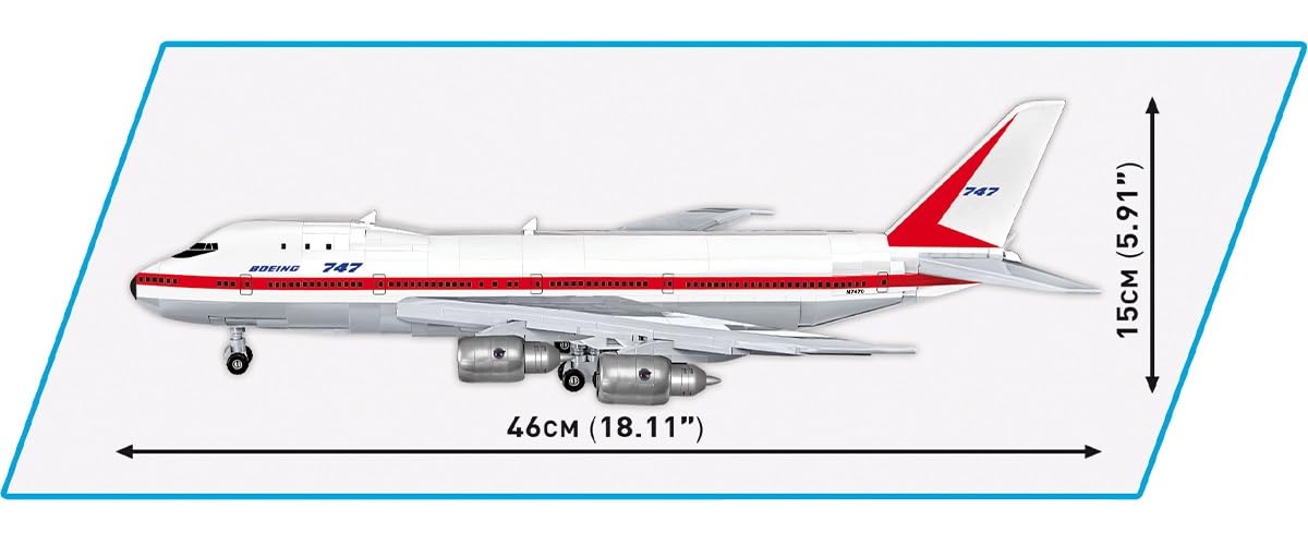 COBI Boeing 747 Plane First Flight Edition