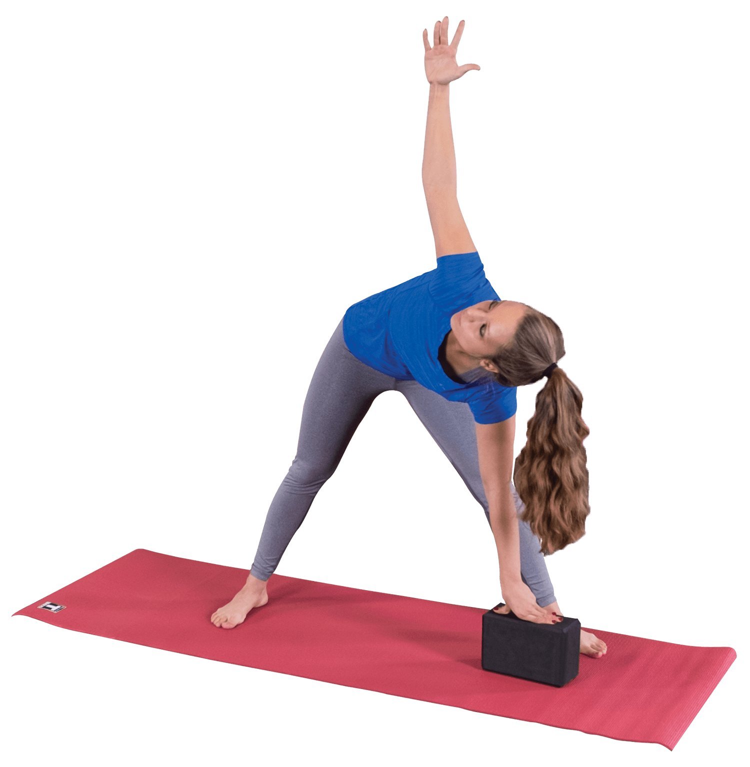 Body-Solid Tools Yoga Block - High-Density Foam Blocks for Yoga, Pilates, Flexibility & Support - Ideal for Iyengar, Anusara, Ashtanga, Restorative or Power Yoga - With Beveled Edges for Soft Grip