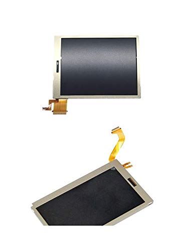Lower Bottom Top Upper LCD Display Screen Replacement for Nintend 3DS LCD Screen (Top and Bottom)