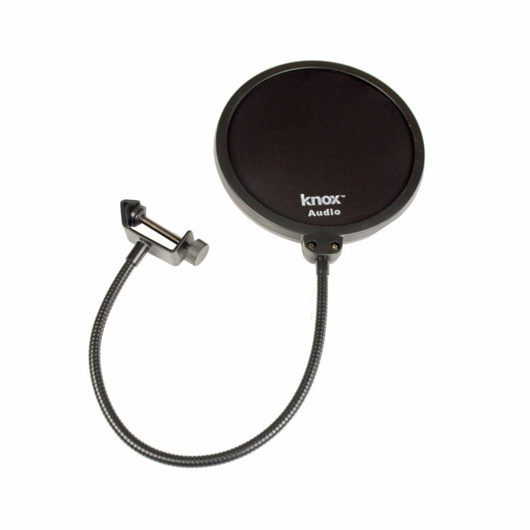 Blue Microphones Snowball Ice Microphone with Knox Pop Filter & Studio Headphones