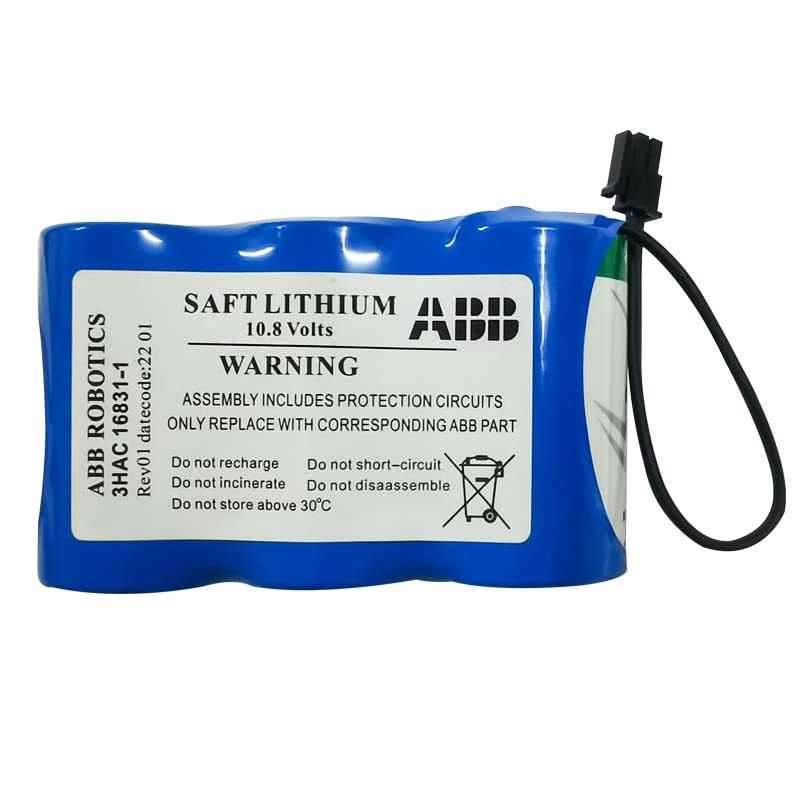 CC-Star 3HAC16831-1 10.8V ABB Battery 17000mAh (3HAC16831-1 LS33600) for ABB Robot Controller Battery