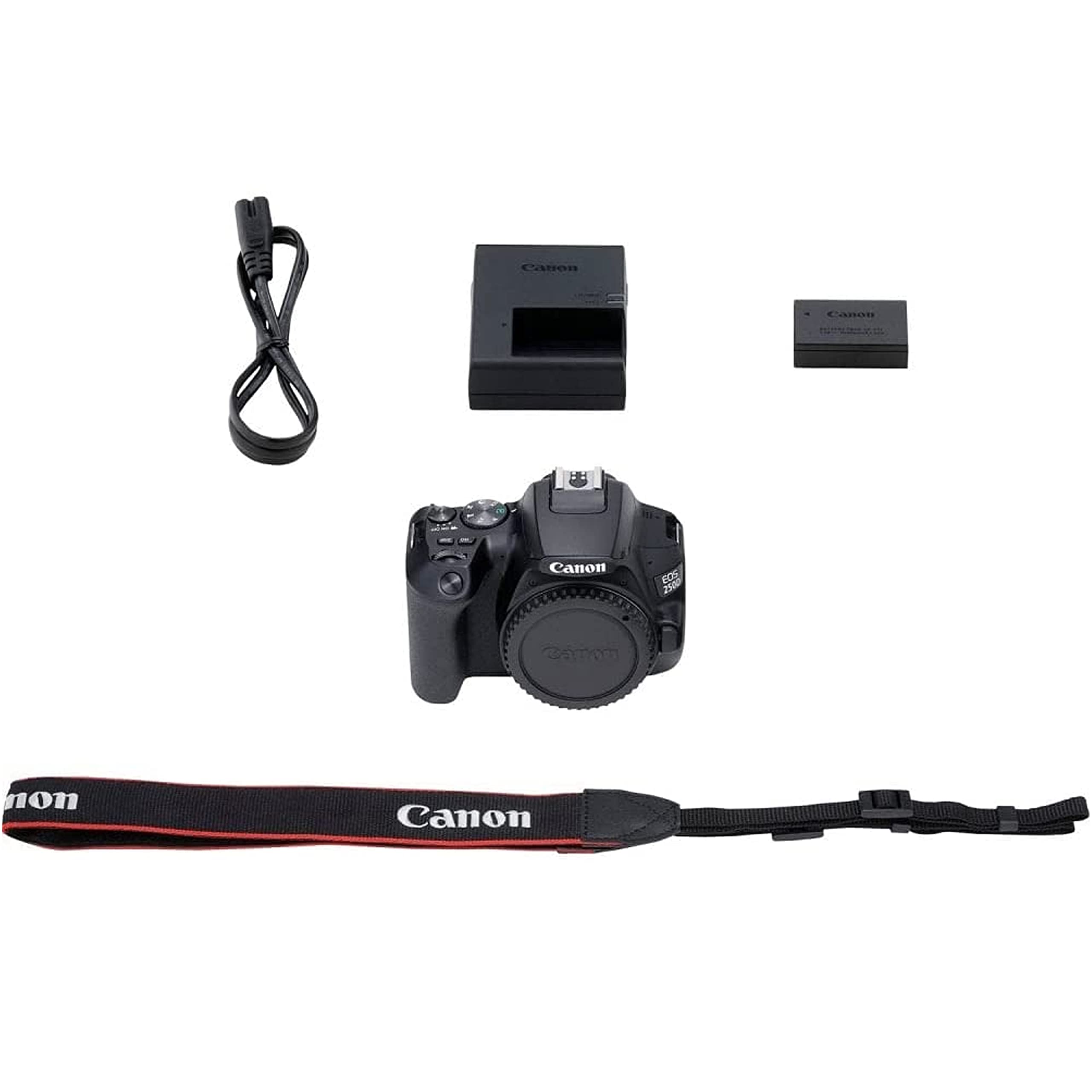 Canon EOS 250D (Rebel SL3) DSLR Camera w/EF-S 18-55mm F/4-5.6 is STM Zoom Lens + 128GB Memory + Case + Tripod + Filters (36pc Bundle)