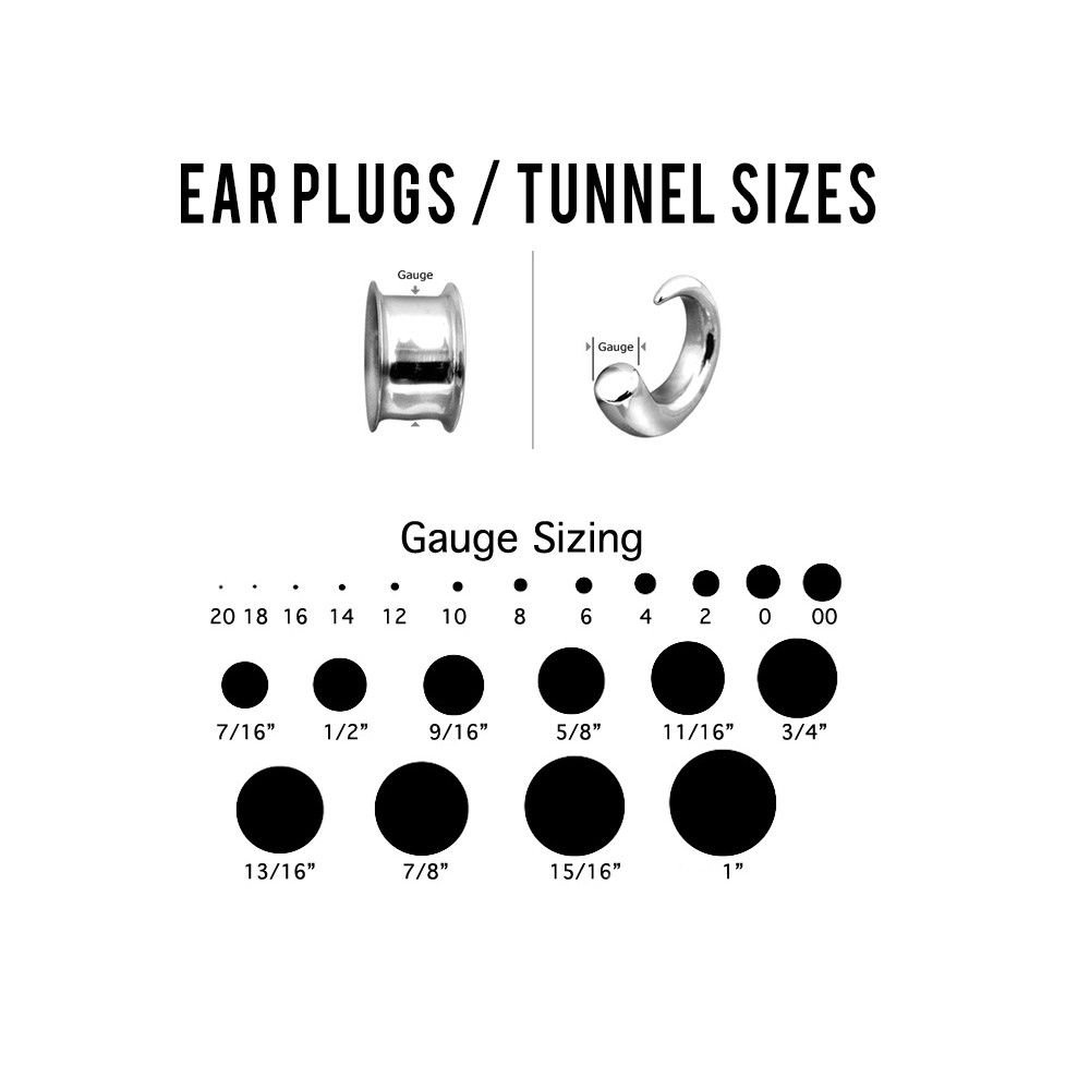 BodyJewelryOnline Double Flared Ear Tunnels (2 Pieces), Super-Thin Walled, Lightweight, Silicone Material, 0 Gauge (3/8") Size, White Color, Hypoallergenic, Smooth, Comfortable, Durable