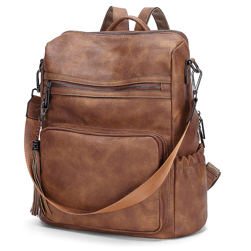 CLUCI Backpack for Women Bundles With 20" PC Hardshell Carry On Luggage