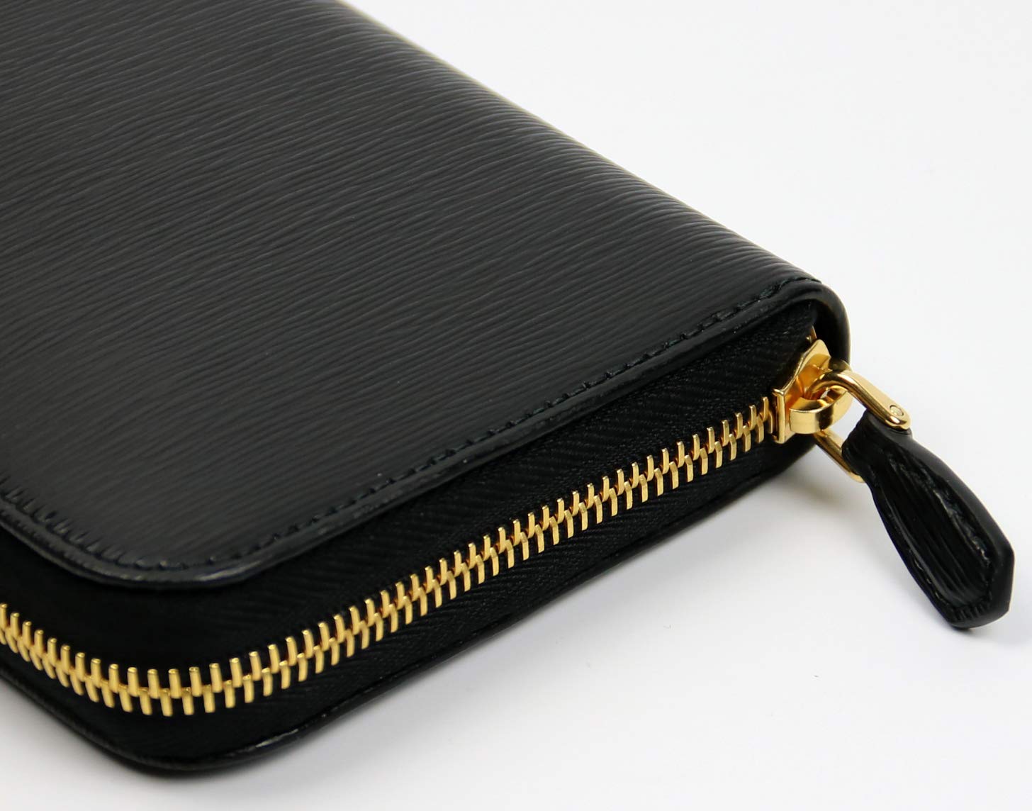 Prada Women's Black Leather Long Wallet 1ml506 Vitello Move Nero Zip Around