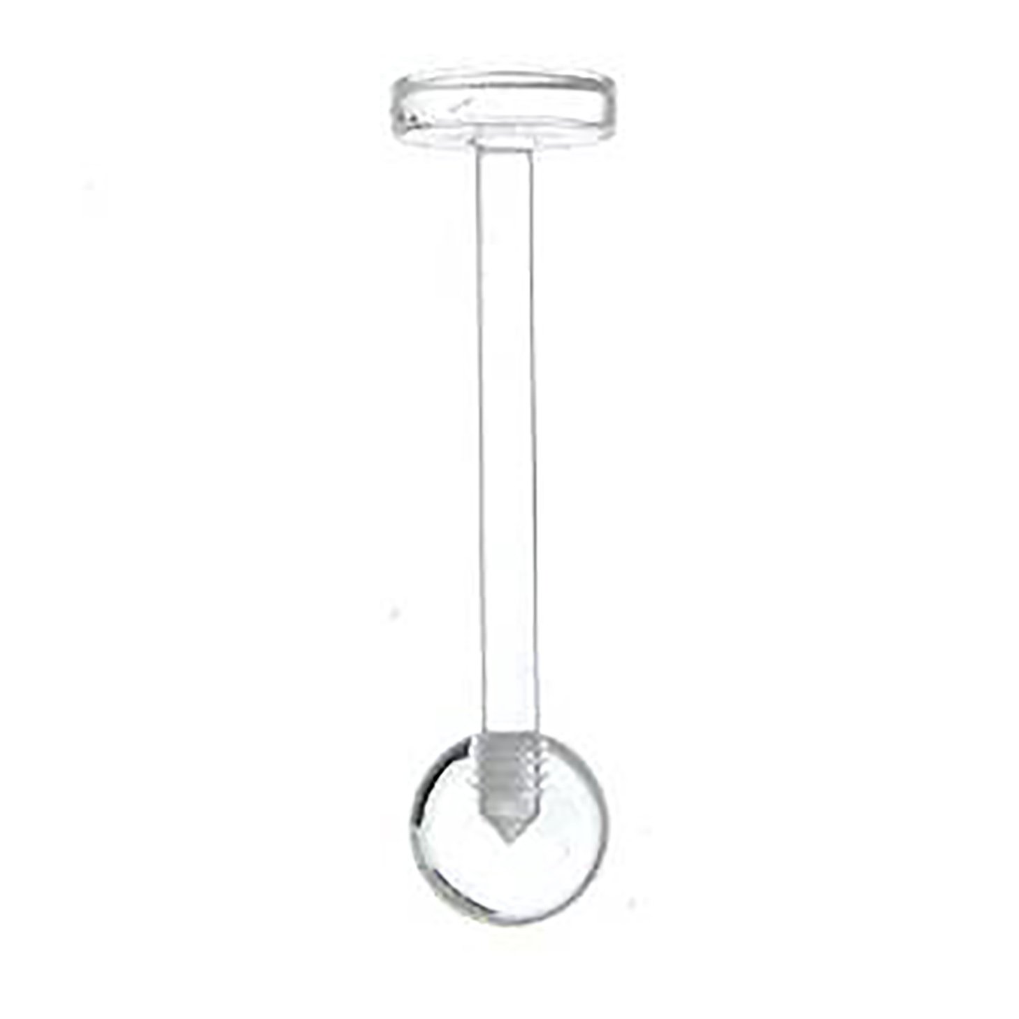 BodyJewelryOnline Clear Ball Tongue Ring