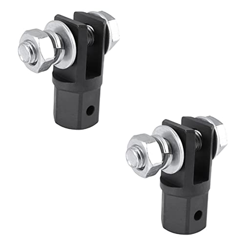 Guddla 2 Pcs Scissor Jack-Adaptor Black Metal 1/2 Inch for Use with 1/2 Inch Drive or Impact Wrench Tools IJA001