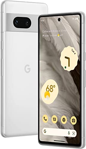Google Pixel 7 5G 128GB 8GB RAM 24-Hour Battery Factory Unlocked for All Carriers Global Version - Snow