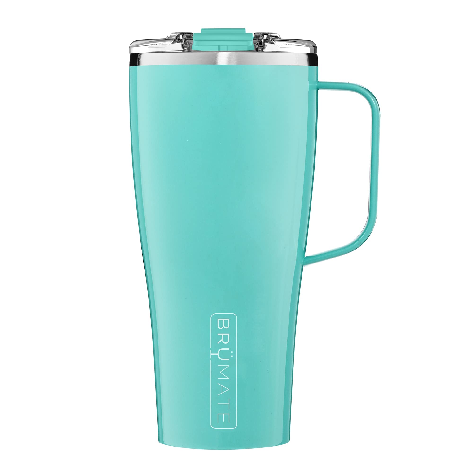 BrüMate Toddy XL - 32oz 100% Leak Proof Insulated Coffee Mug with Handle & Lid - Stainless Steel Coffee Travel Mug - Double Walled Coffee Cup (Gold Leopard)