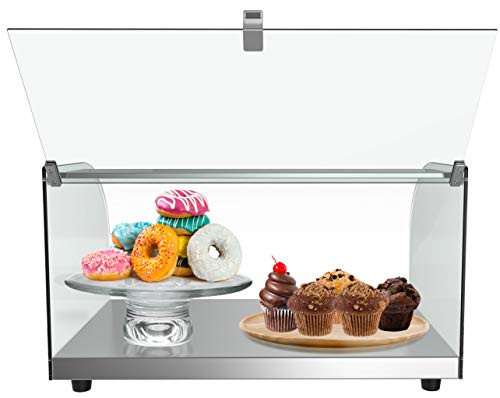 KoolMore DC-1C Bakery Display Case, 0.88 Cu. Ft - 1 Shelves, Clear