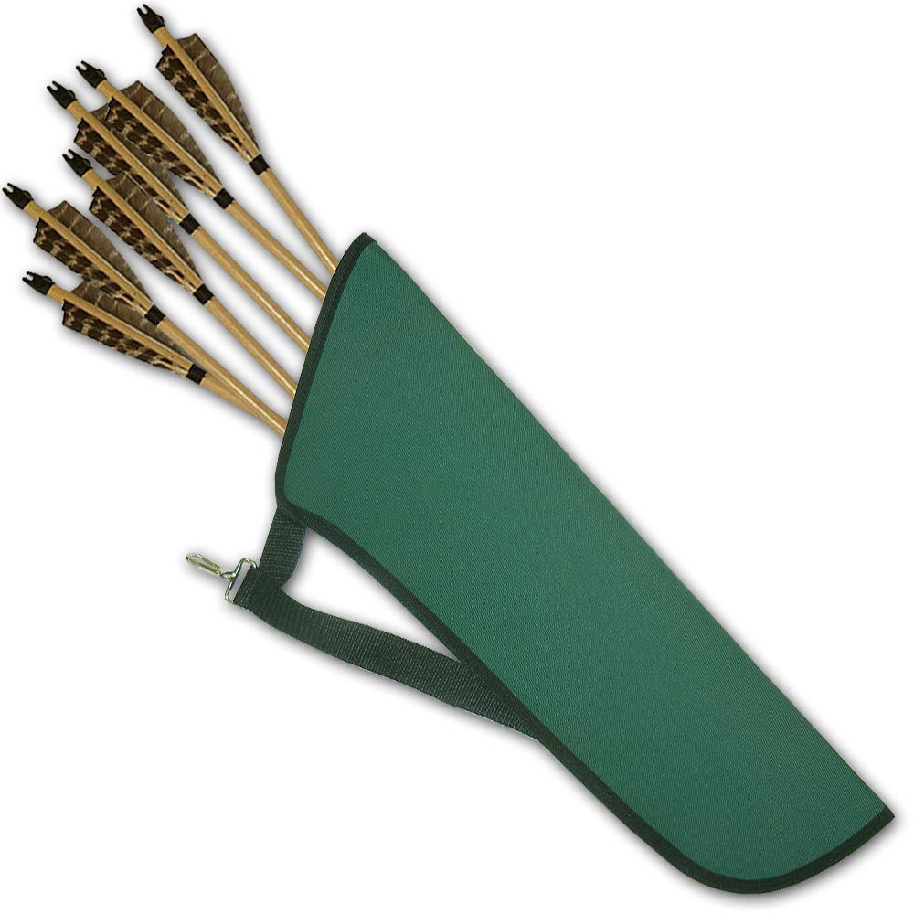 Carol Traditional Archery Side/Hip/Belt/Waist Arrow Quiver 15210GREEN(RH-LH)