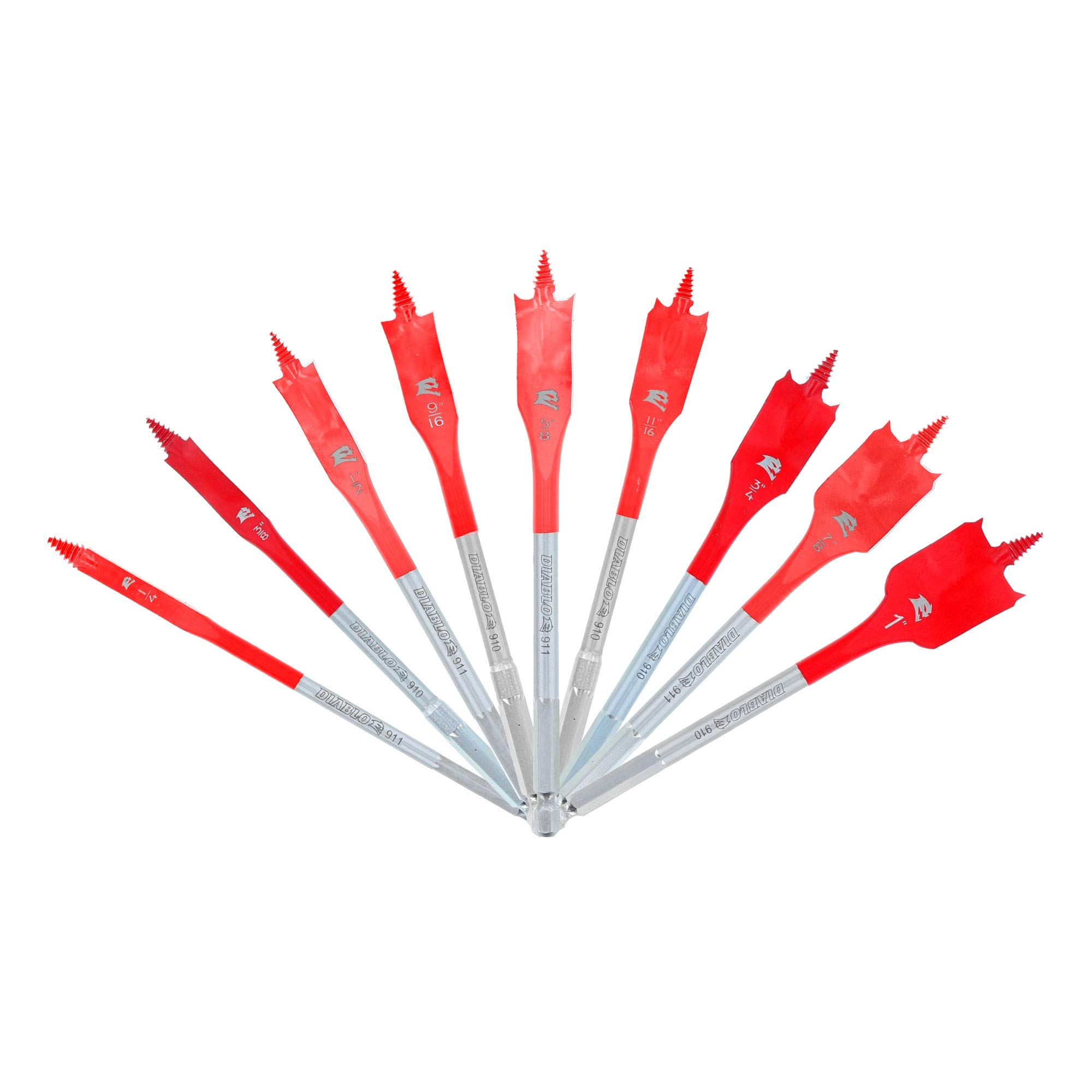 Diablo by Freud DSP2930-S9 9 pc SPEEDemon⢠Spade Bit Set (9-Piece)