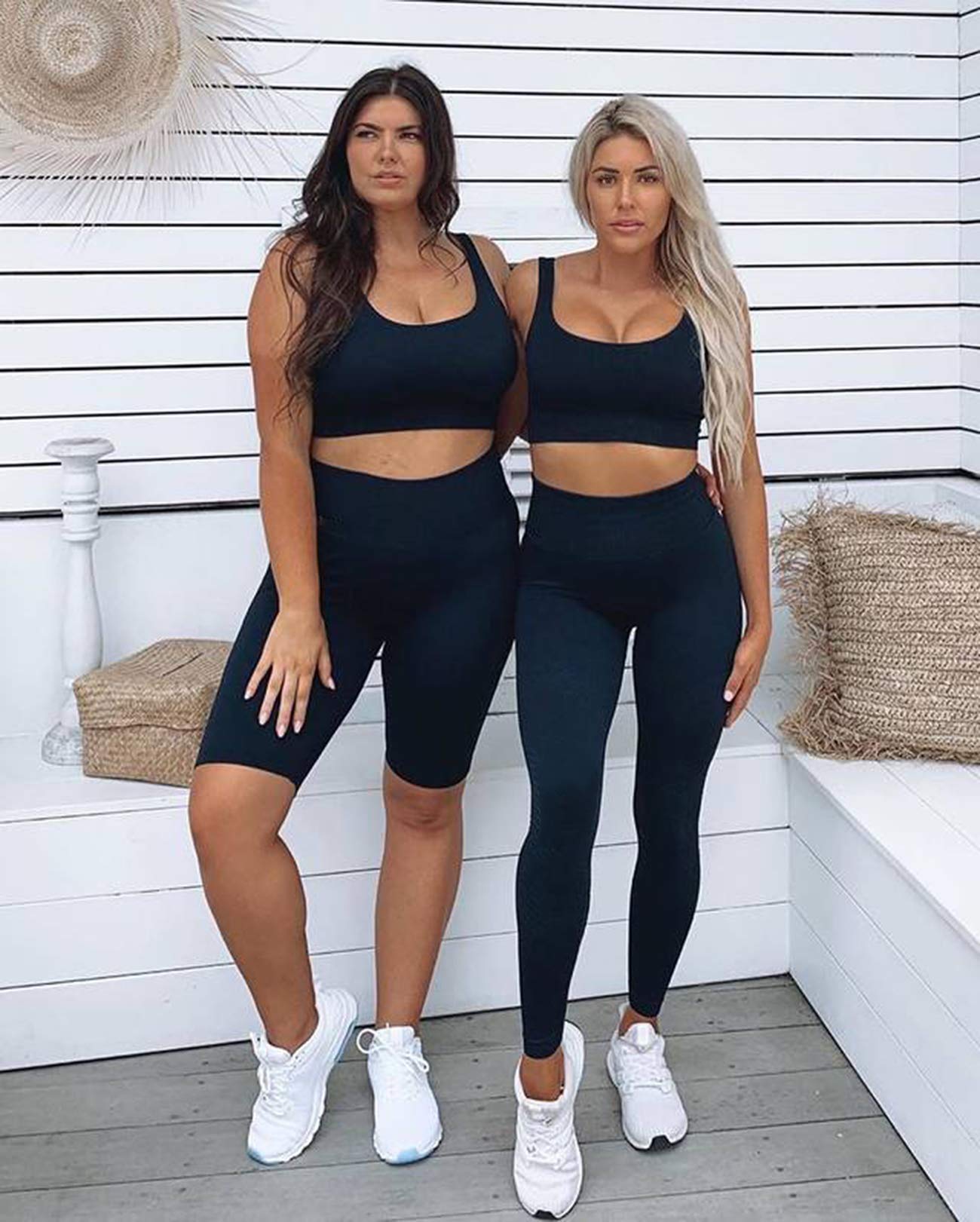 Beaufident Women's Legging Workout Set Active 2 Pieces Yoga Leggings with Paded Sports Bra