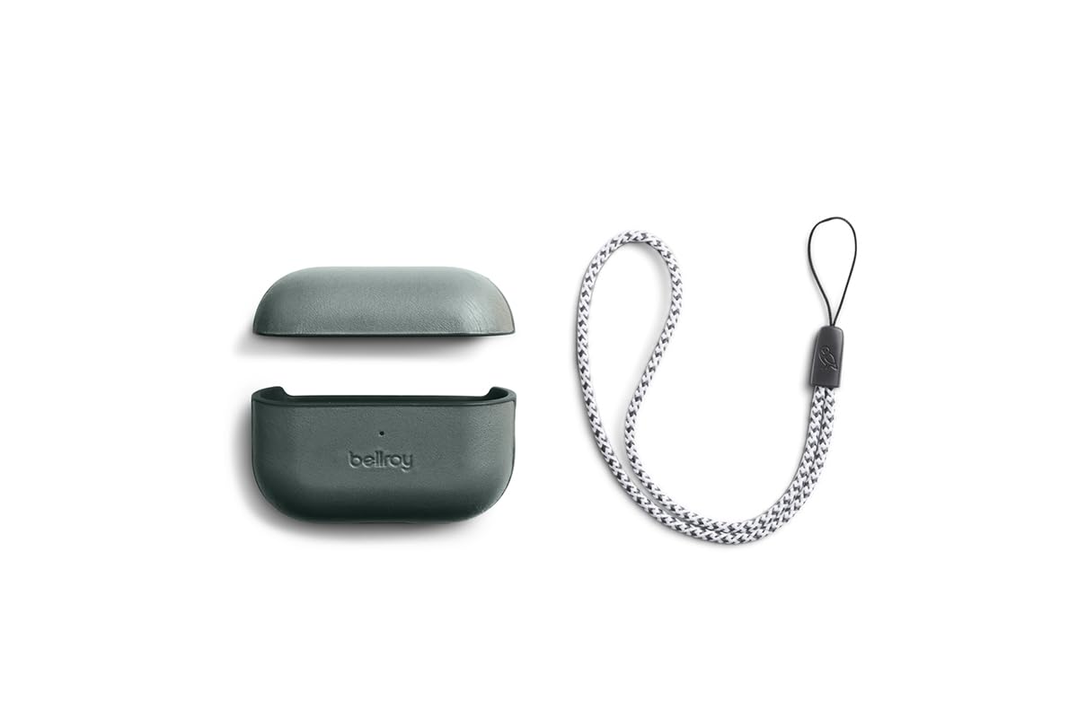 Bellroy Pod Jacket Pro 2nd Generation – (Leather Case for Apple AirPods Pro 2nd Generation) - Everglade