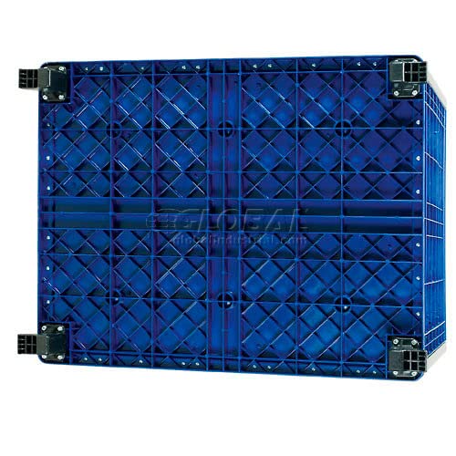 GLOBAL INDUSTRIAL Stakable Bulk Container w/ Collapsible Solid Wall, 39-1/4 inchL x 31-1/2 inchW x 29 inchH