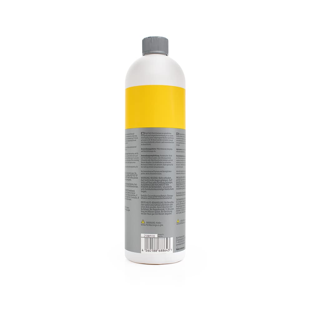 Koch-Chemie NanoMagic Shampoo - Auto Soap with Gloss Cleaning, Water-Repellent, Nano Shampoo Layer (1 Liter)
