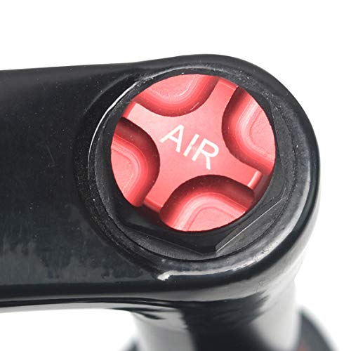 Bike Air Fat Fork- Snow Fat MTB Fork Travel 100MM Aluminum-Alloy Material Fit 4.0" Tire Mountain Bike
