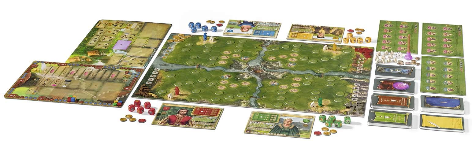Ravensburger The Rise of Queensdale for Ages 12 & Up - Legacy Strategy Board Game, Brown