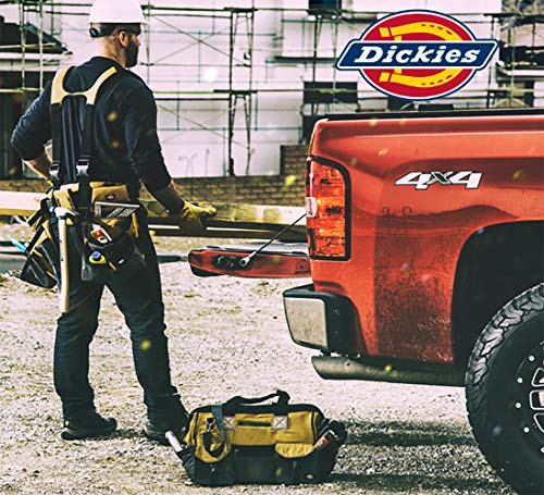 Dickies Utility Knife Sheath for Belt, Durable Canvas with PVC Cut-Resistant Sheath Lining, 2-inch Belt Loop, Black