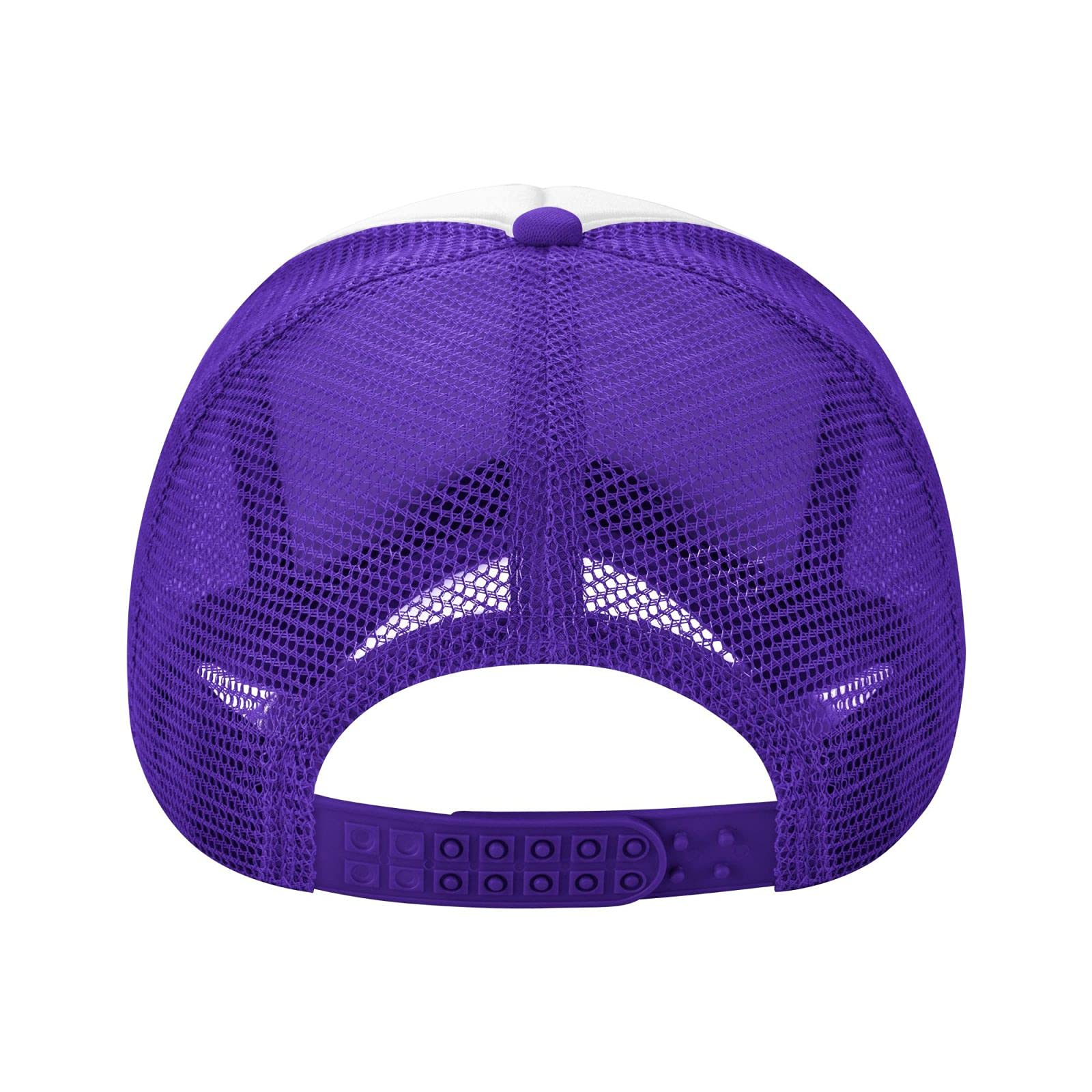 Bass-Pro Shop Hat Mesh Adjustable Trucker Baseball Fishing Outdoor Cap Purple