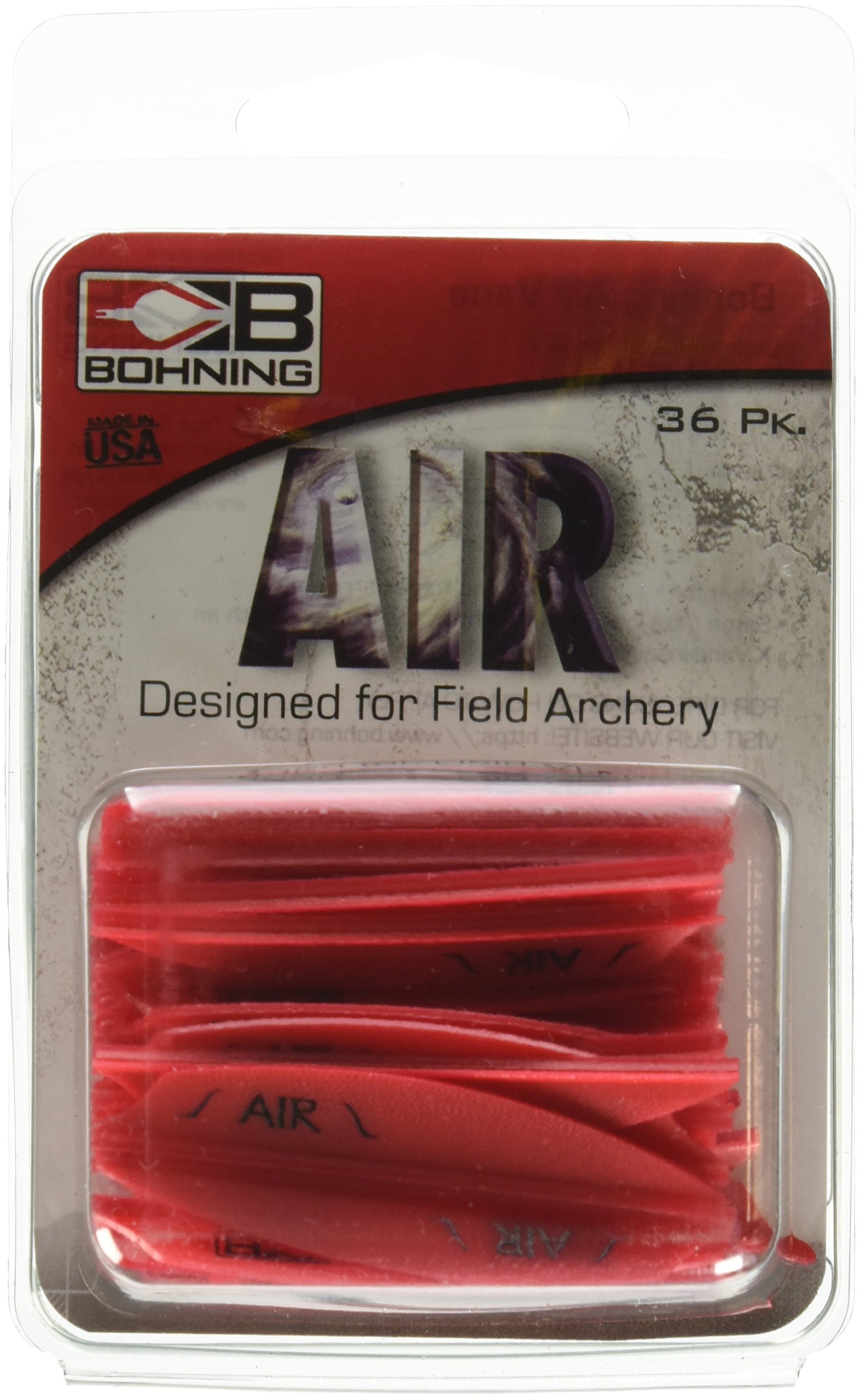 Bohning 2" AIR Vane Red 2" AIR Vane, 36pk