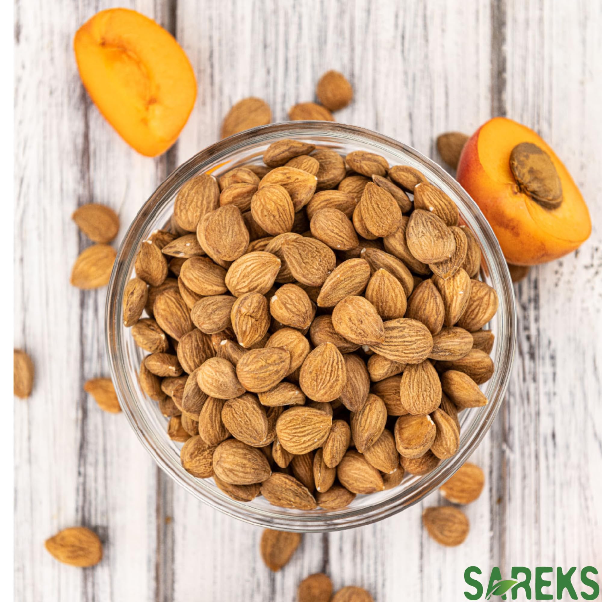 Bitter Apricot Kernels Organic Raw (10oz),0 USDA Organic Certified Seeds, NON-GMO, Product of Turkey, Gluten Free, Resealable Bag