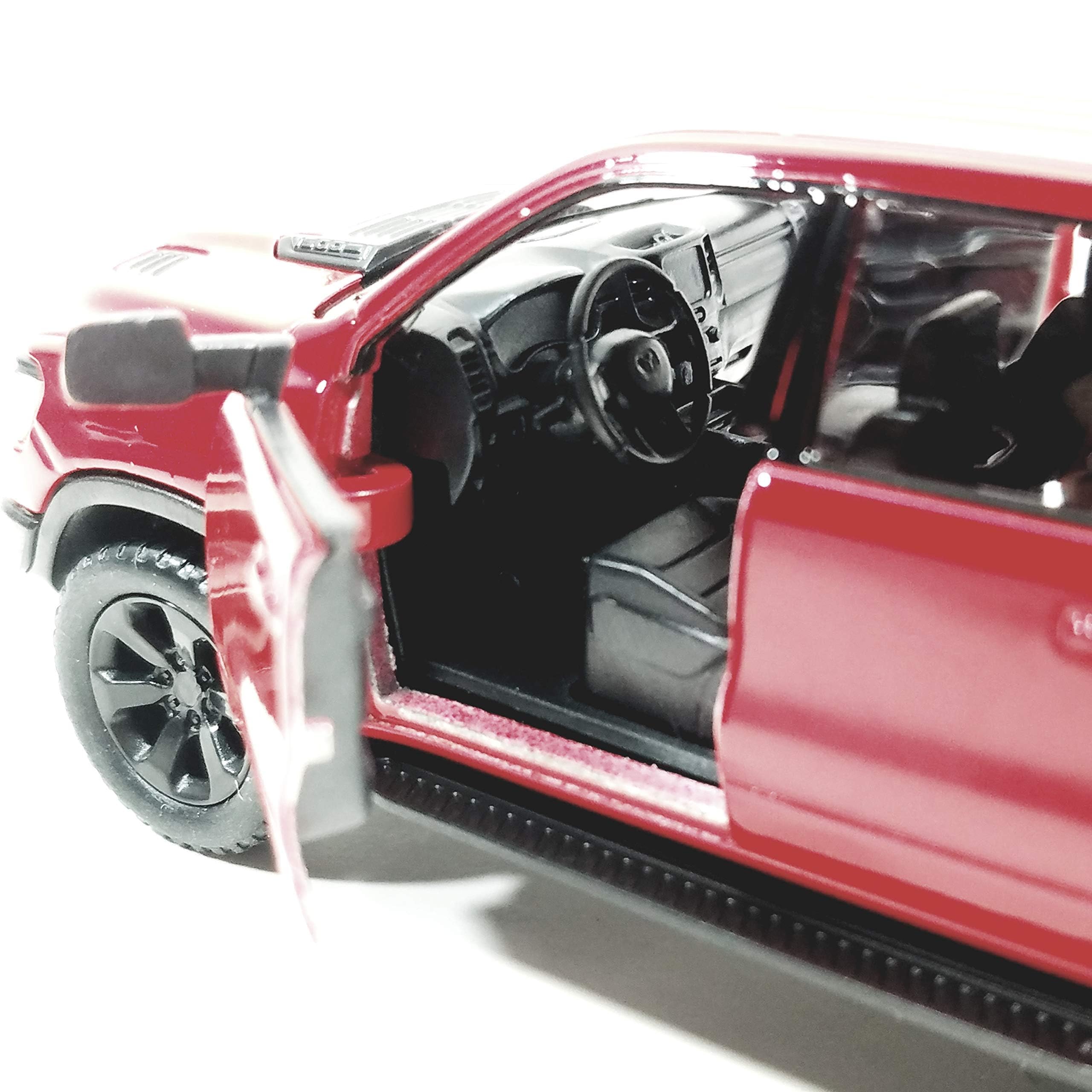 Kinsmart 2019 Red Dodge Ram 1500 Pickup Truck1/46 O Scale Diecast Truck