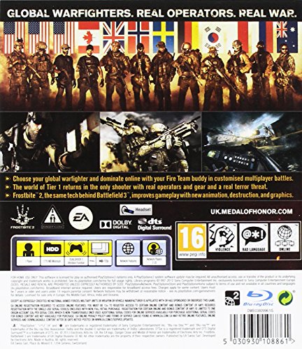 Medal of Honor Warfighter Sony Playstation 3 PS3 Game