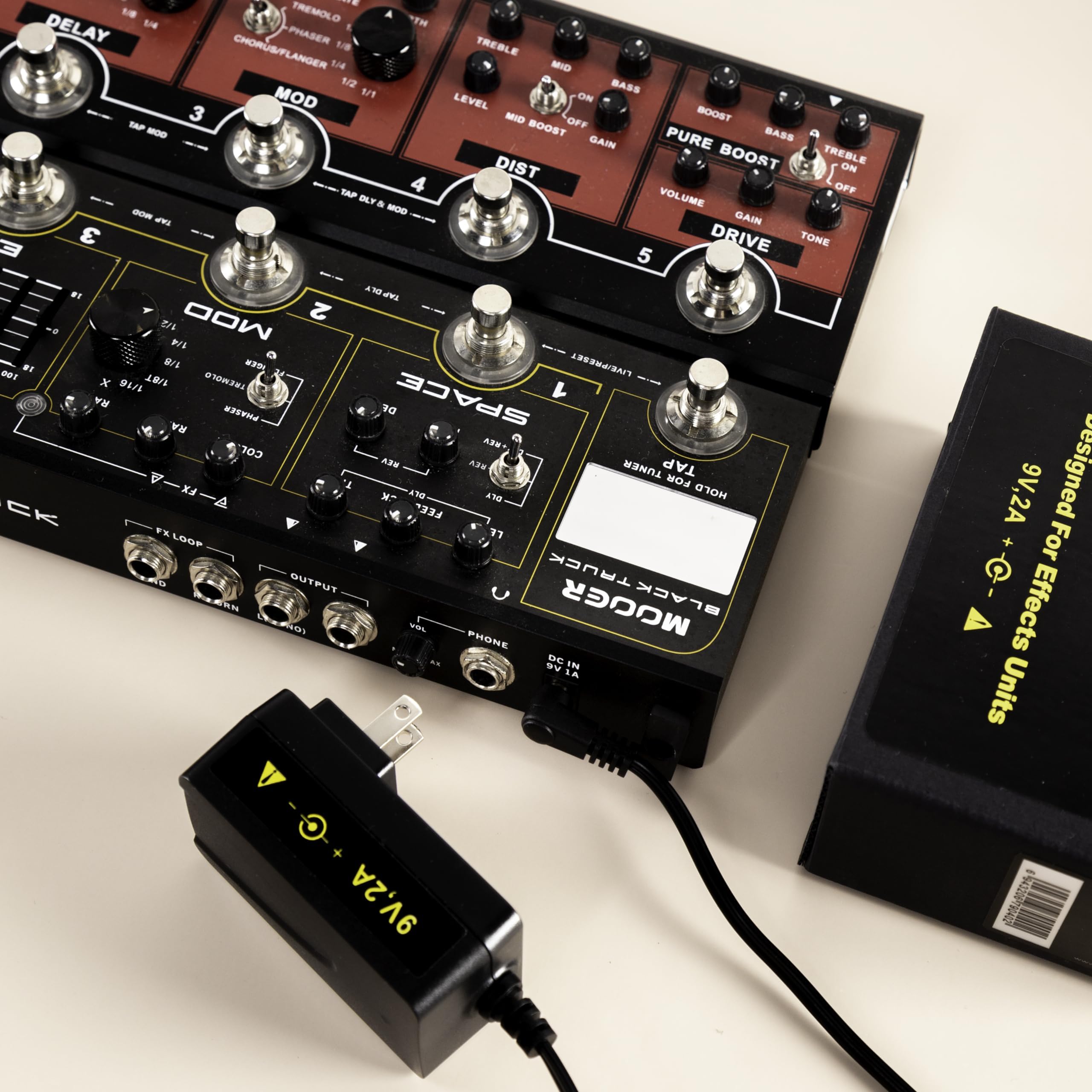 MOOER Guitar Effects Pedal Power Supply Power Adapter PDNW-9V2A-US