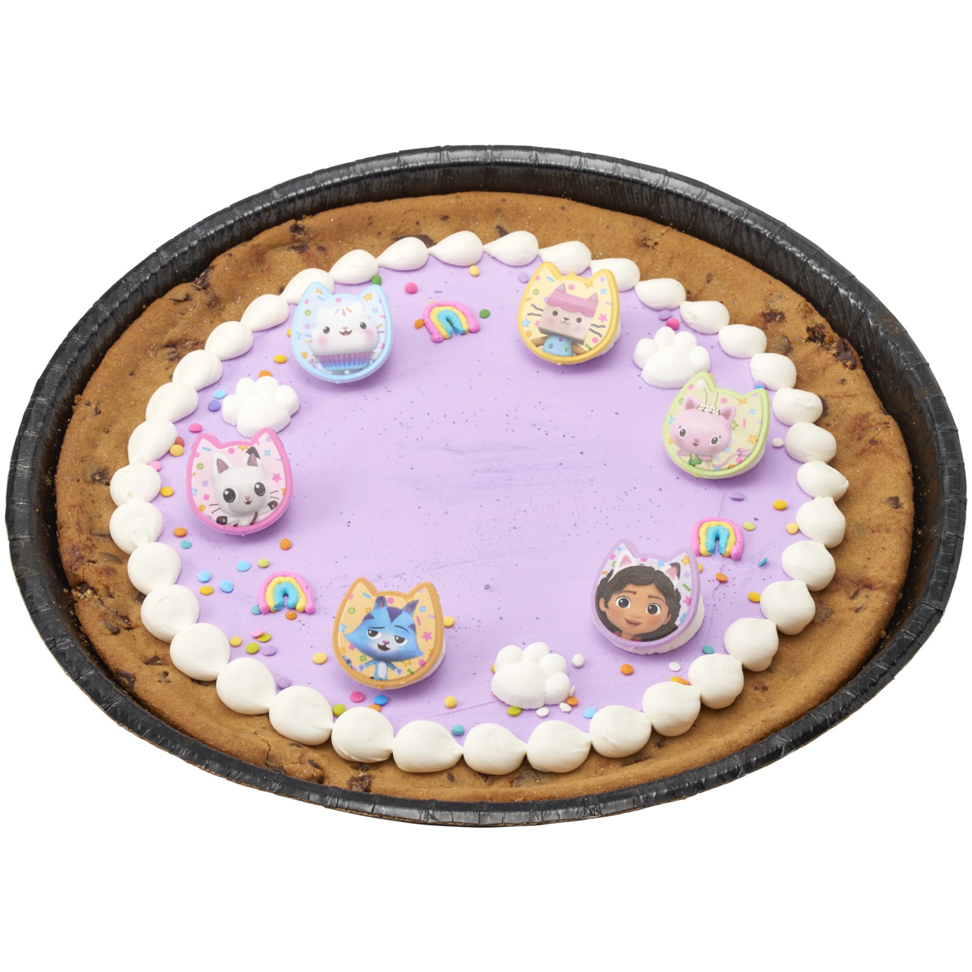 DecoPac DreamWorks Gabby's Dollhouse Rings, 24 Cupcake Decorations Featuring Gabby, Pandy Paws, Irresistible Kitty Characters, and Super Fun Adventures! - 24 Pack