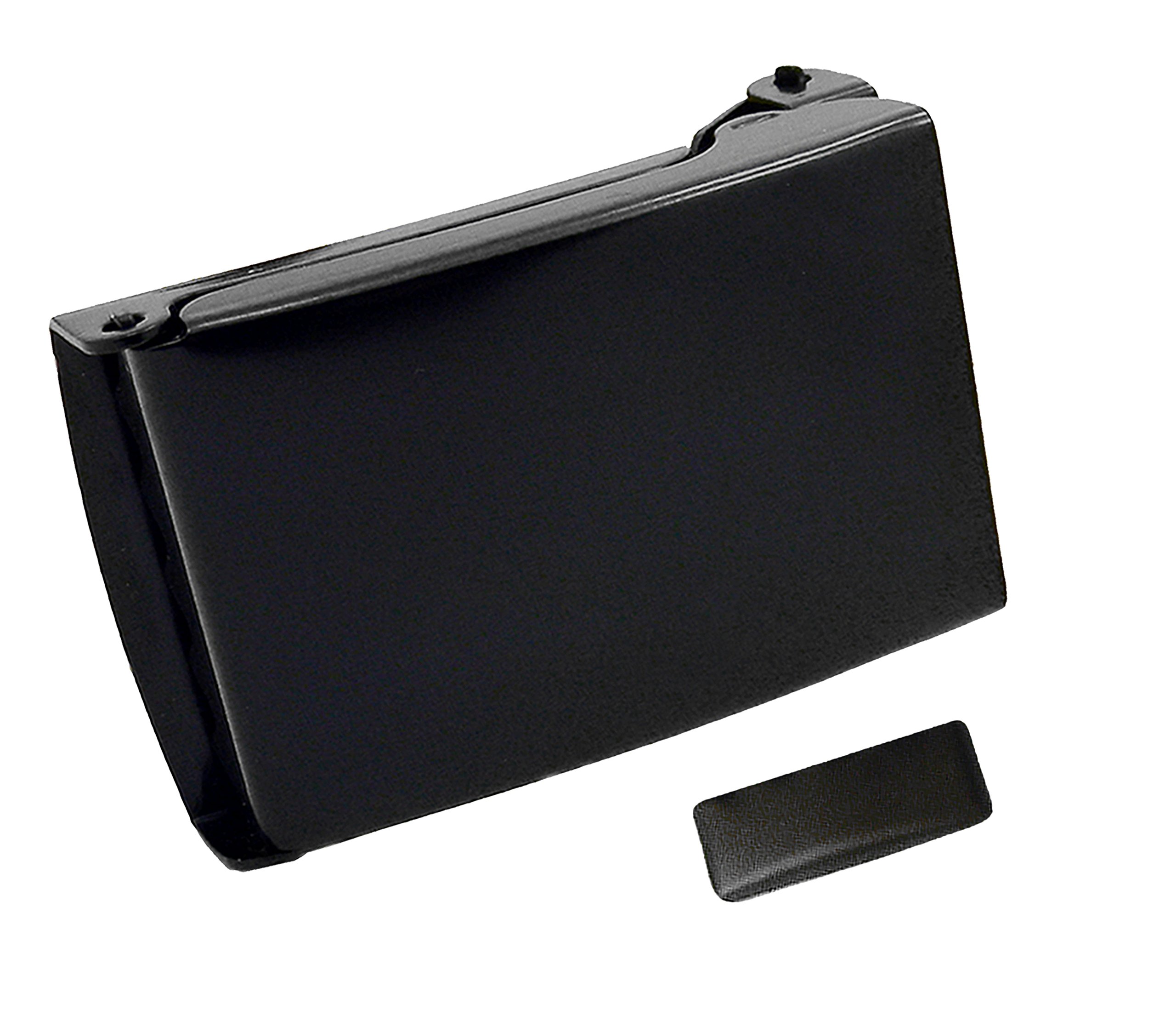 Black Military Flip Top Buckle 1.5 Width Hypoallergenic Finish