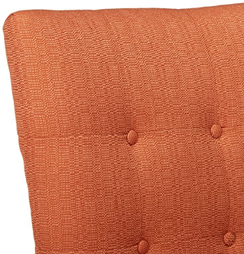 Sole Designs La Mode Collection Fanback Dining Chair, Pumpkin