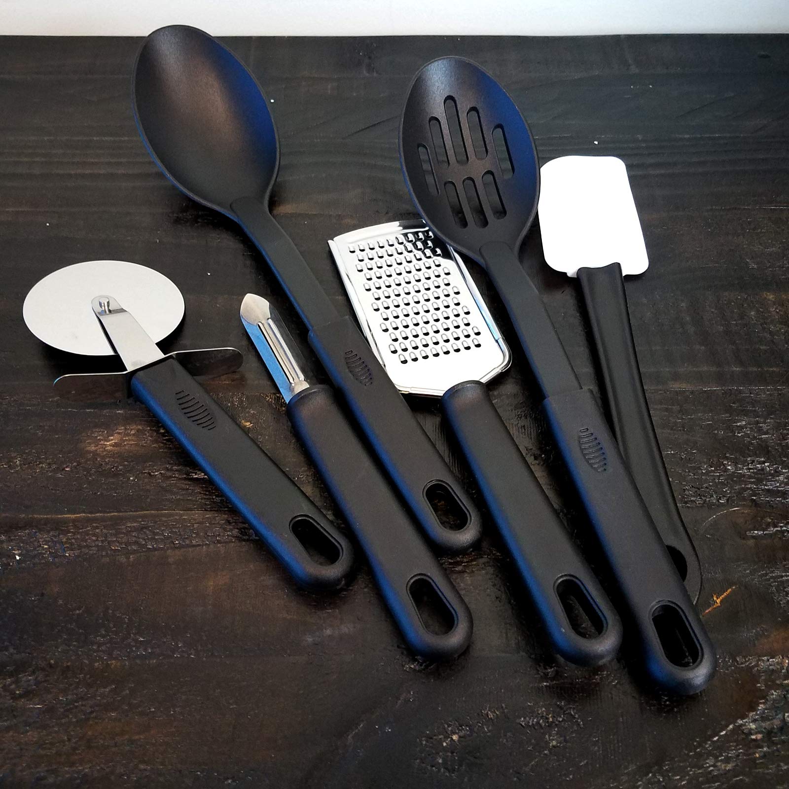 Gibson Home Prepare and Serve Combo, 20 Piece Set, Black