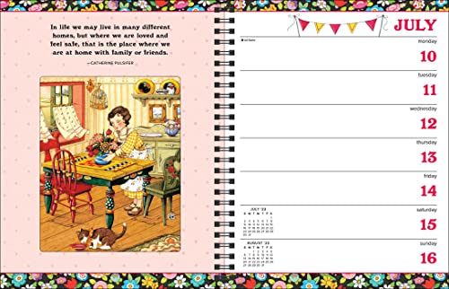 Mary Engelbreit's 12-Month 2023 Monthly/Weekly Planner Calendar: Comforts of Home